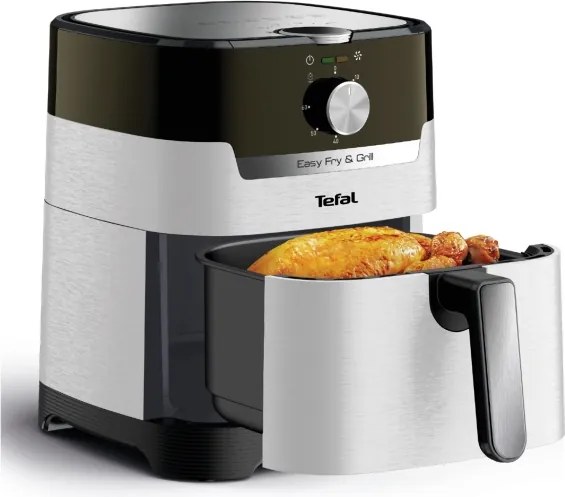 Tefal - Horkovzdušná fritéza 4,2 l EASY FRY&GRILL 2v1 1550W/230V nerez
