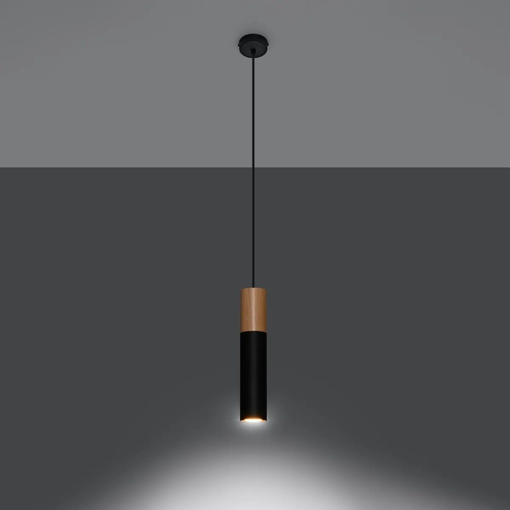 Sollux Lighting Závěsné svítidlo PABLO černé