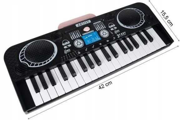MalPlay KEYBOARD varhany klávesy pro děti 37 kláves