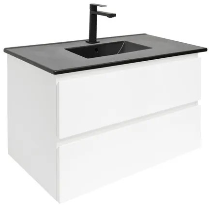 Koupelnová skříňka s umyvadlem SAT B-Way 79x50x45 cm bílá lesk BWAY280WU4B2B