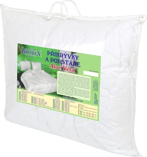 Polštář Aloe Vera 70x90cm 700g se zipem kuličky UNICO
