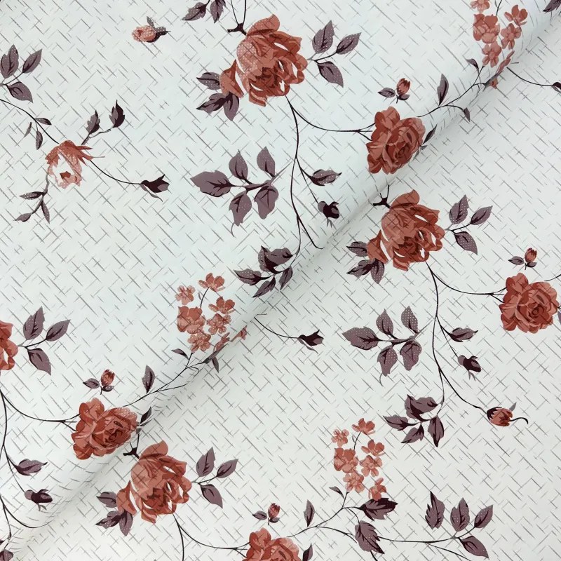 Ubrus PVC Mirabella DC-6980B - Květiny 140cm x 20m