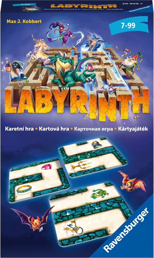 Karetní hra ravensburger hry 209293 labyrinth karetní hra