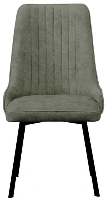 DOLMAR SEDAČKY Jídelní židle - KR-6, různé tkaniny a barvy na výběr Čalounění: grafitová (Uttario Velvet 2966)