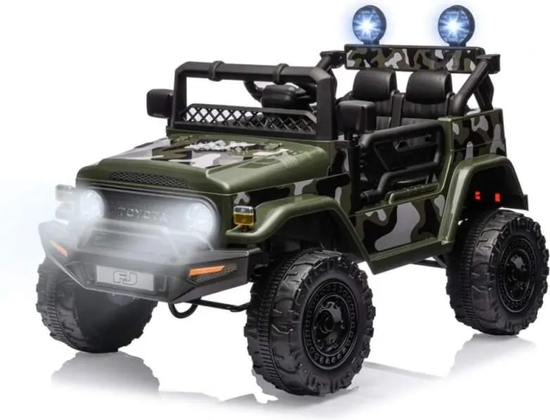 Elektrické autíčko Milly Mally Toyota FJ Cruiser Army