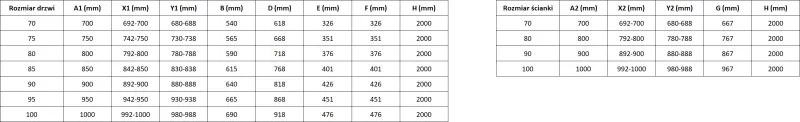 Mexen Lunar-F, skládací sprchový kout levý 100 x 80 cm, 8mm čiré sklo, černý profil, 836-100-080-70-00-L