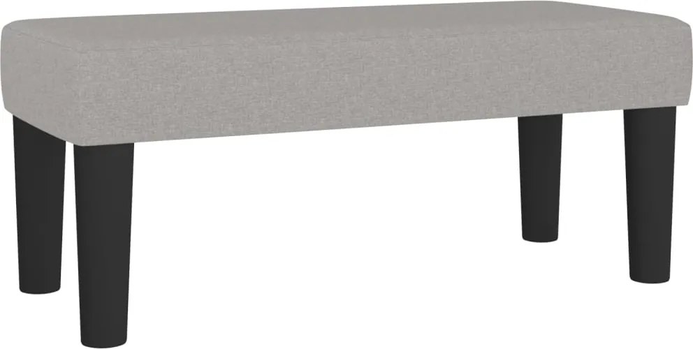 Box spring postel s matrací světle šedá 120 x 200 cm textil 3136501