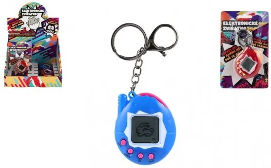 Zvířátko elektronické (Tamagotchi) 5x6 cm na baterie se zvukem (1 ks)