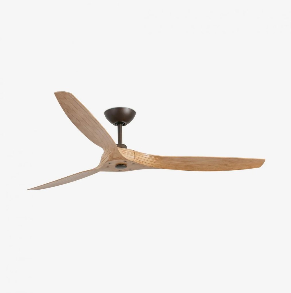 FARO 33519 MOREA L, světle hnědá, stropní ventilátor s DC motorem - FARO
