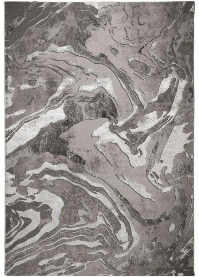 Hans Home | Kusový koberec Eris Marbled Silver - 200x290