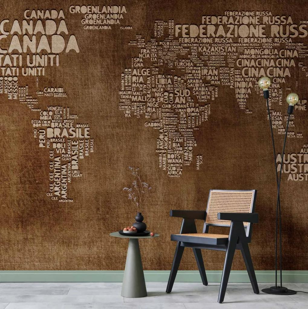 Fototapeta Antique Italian map