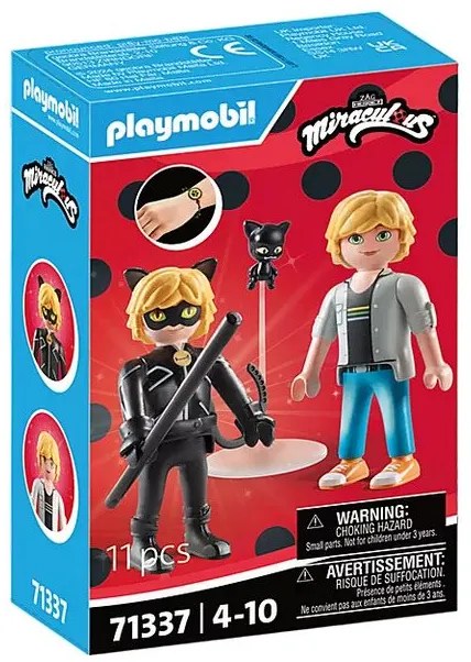Figurky playmobil 71337 miraculous: adrien & cat noir