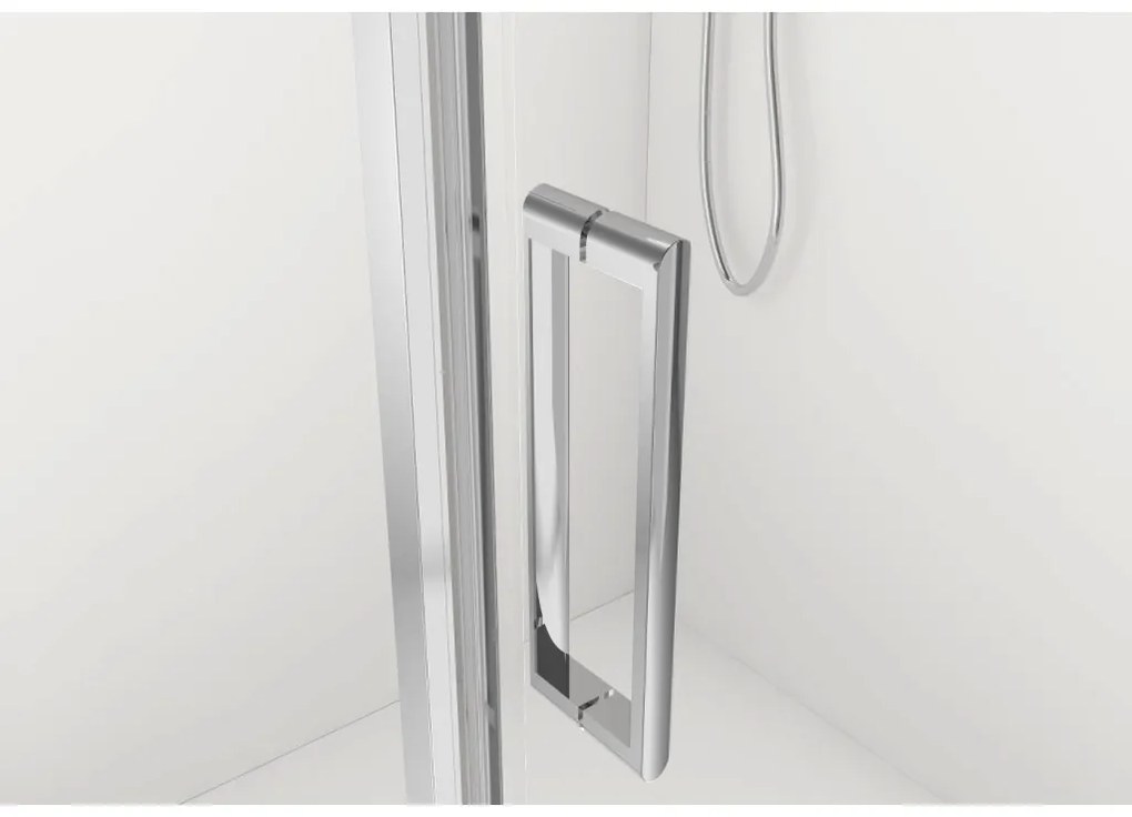 Cerano Porte, 1-křídlé sprchové dveře 100x195 cm, 8mm čiré sklo, chromový profil, CER-CER-413480
