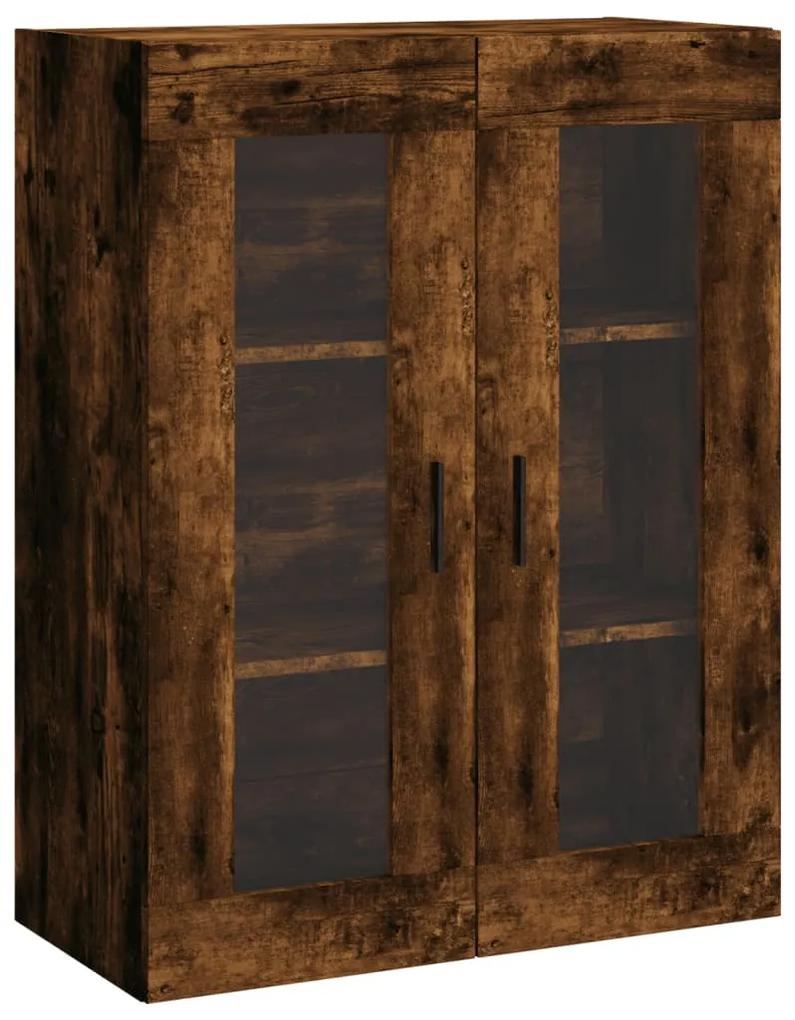 Skříň highboard kouřový dub 69,5 x 34 x 180 cm kompozitní dřevo,  3198230