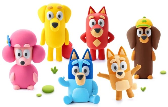 TM Toys Kreativní sada Bluey Hey Clay