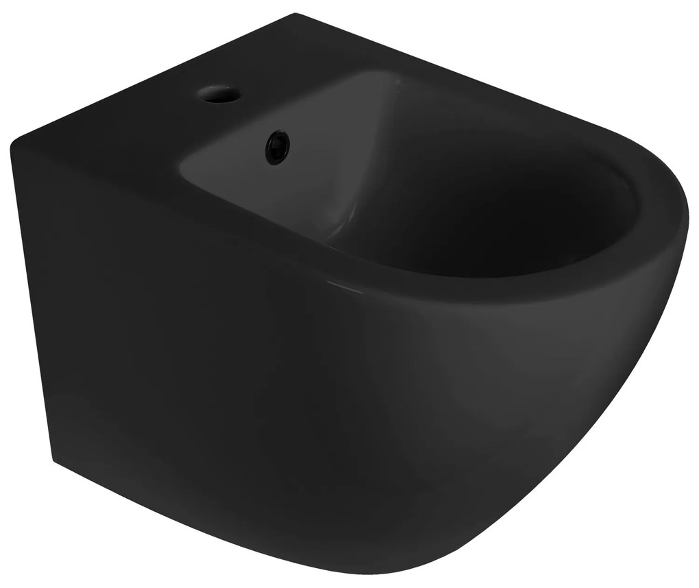 Aplomo Delos Black bidet, závěsný