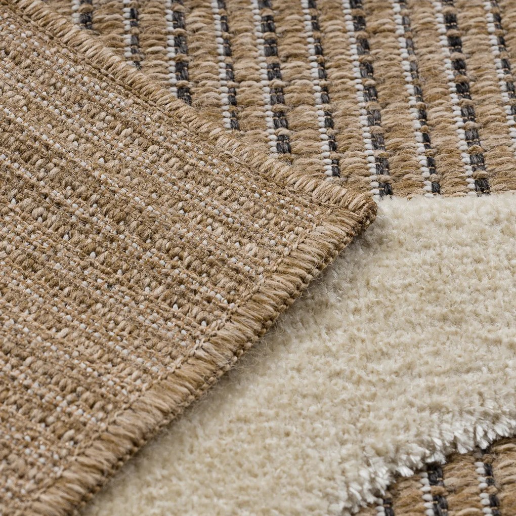 Dywany Łuszczów, Kusový koberec Spark 0696A beige/cream, 200x290, béžová, chodba / předsíň