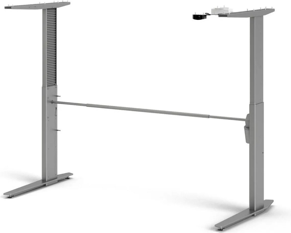 FALCO Výškově nastavitelné nohy stolu Office 448 silver grey