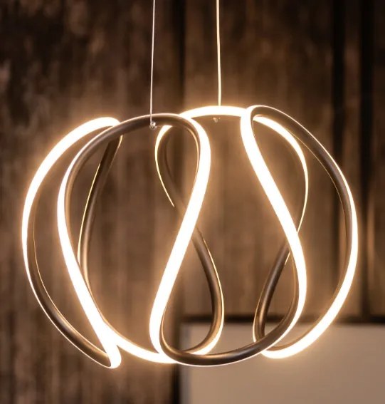 Moderní LED závěsné svítidlo TWIST P0333