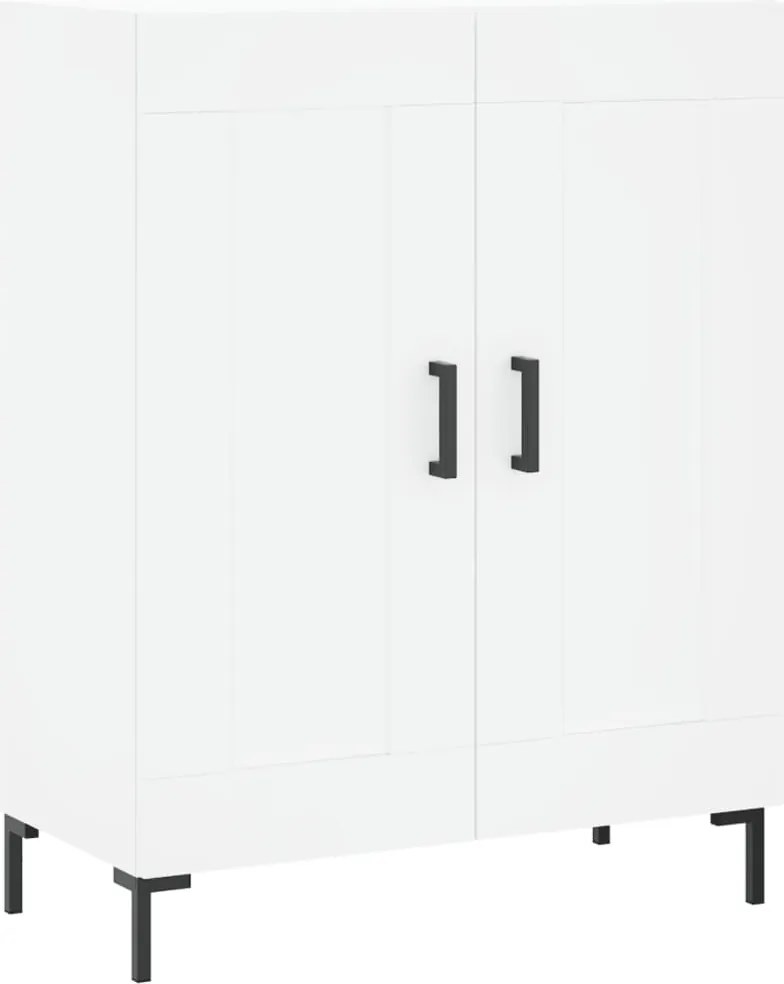 Skříň highboard bílá 69,5 x 34 x 180 cm kompozitní dřevo 3189957