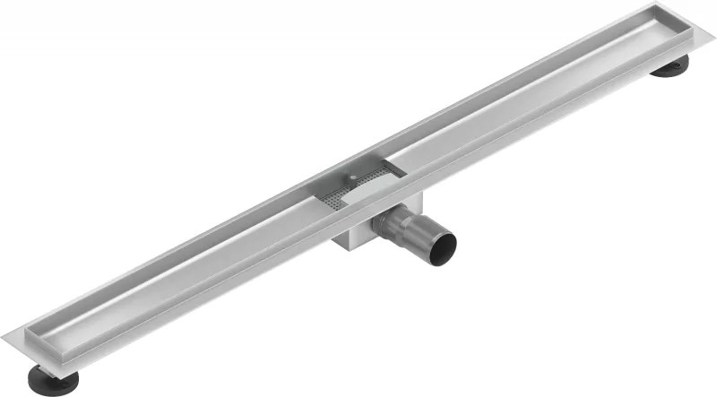 Mexen Flat nerezový sprchový žlab 90 cm - tělo žlabu bez krytu, 1015090