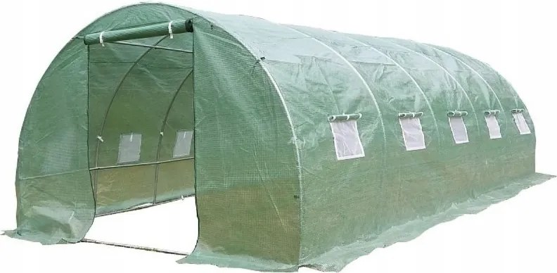 VespaGarden Zahradní fóliovník 2,5x5x2m / 12,5m2 - zelený