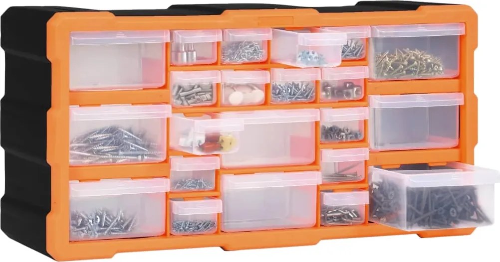 Organizér se 22 zásuvkami 49 x 16 x 25,5 cm 147583
