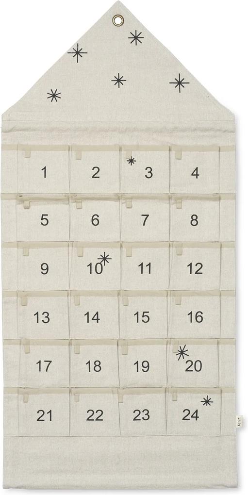 Ferm Living designové adventní kalendáře Star Christmas Calendar