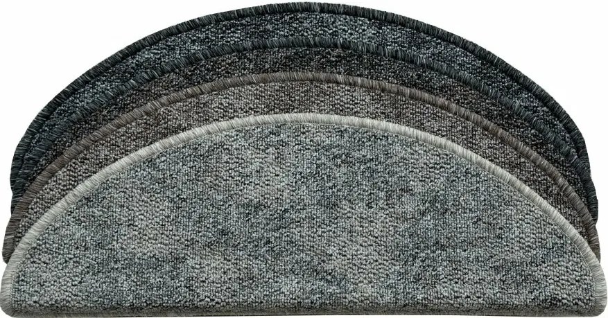 Vopi Nášlapy na schody Madrid hnědý půlkruh, samolepící - 28x65 půlkruh (rozměr včetně ohybu)