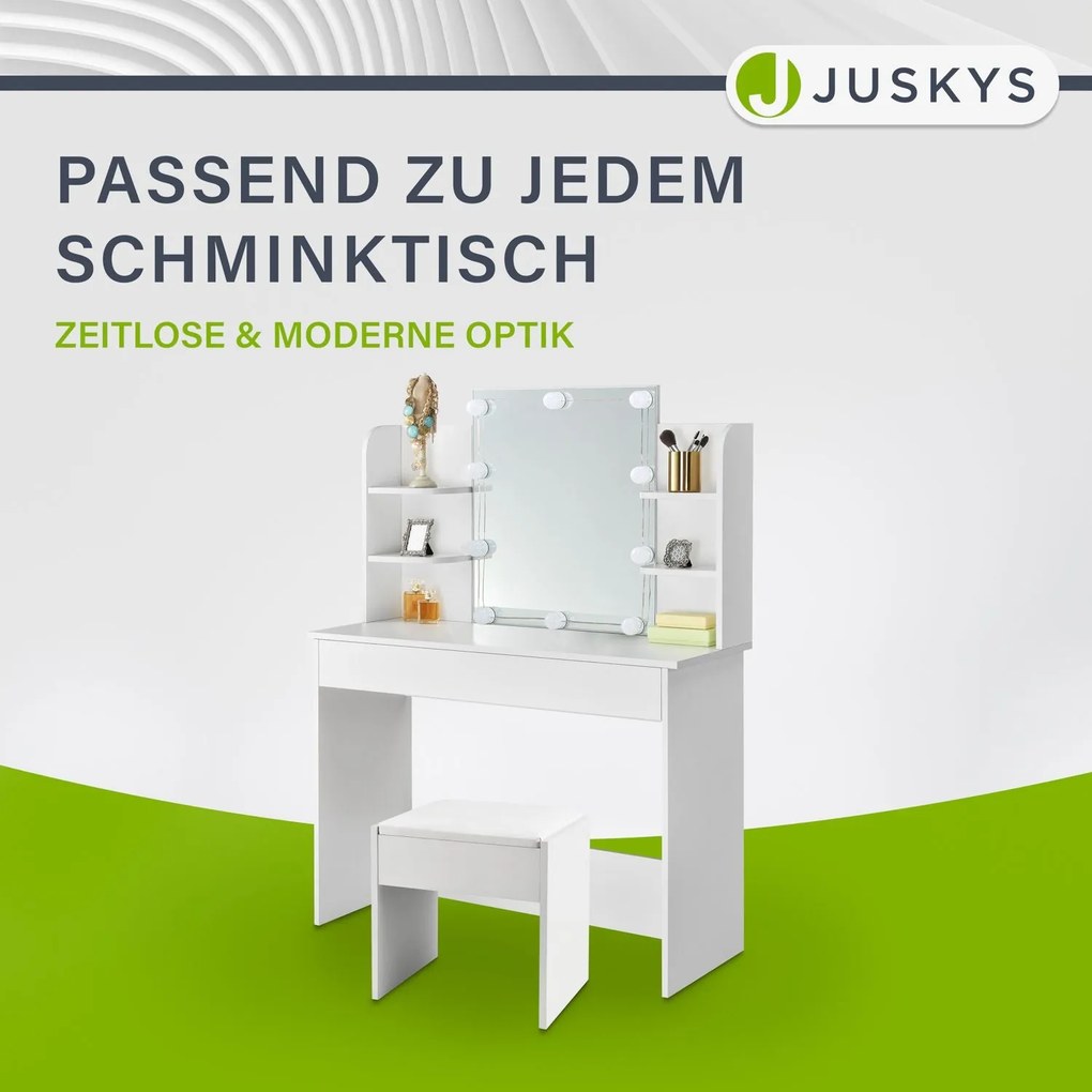 Juskys Čalouněná stolička k toaletnímu stolku Melly