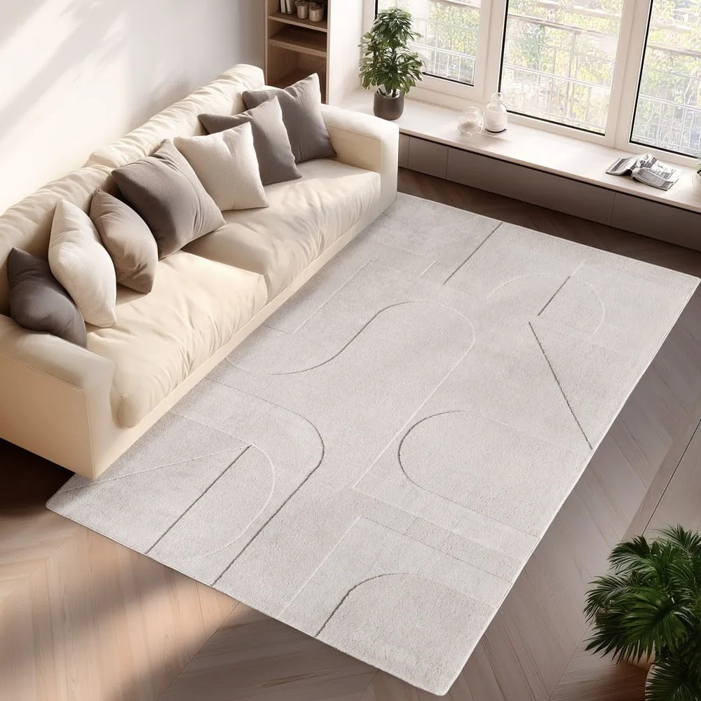 Krémový pratelný koberec 240x340 cm Pompei 1614 – Ayyildiz Carpets