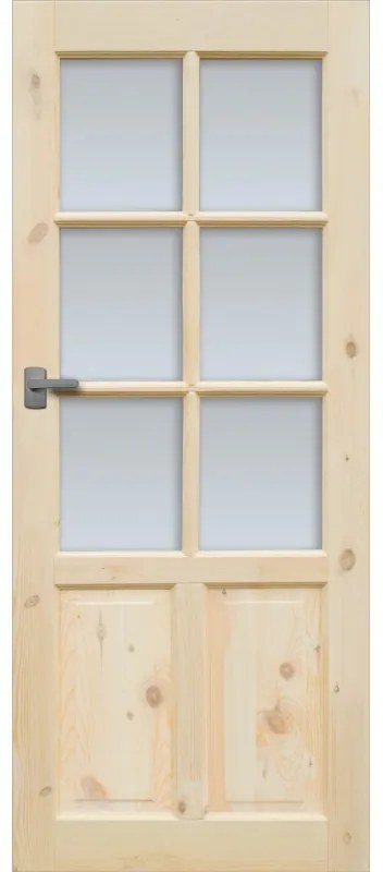 Interiérové dveře Radex CZAPLA 6S Šířka dveří: 100 cm, Otvírání dvěří: Pravé