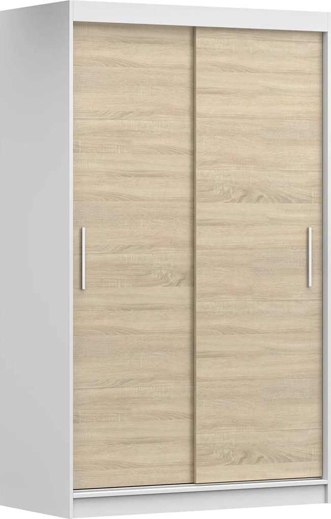 IDZ Šatní skříň NEOMI 04, 120 cm Barva dřeva: Černá + Bílá