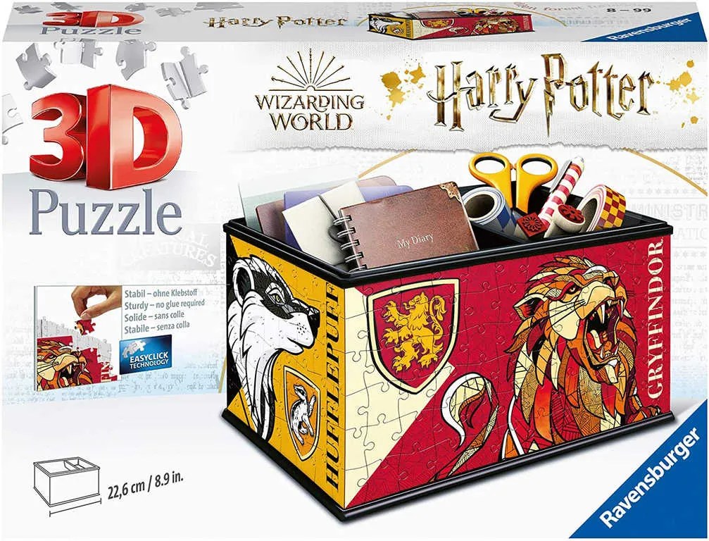 RAVENSBURGER Puzzle 3D box Harry Potter úložná krabice 216 dílků plast 2411258