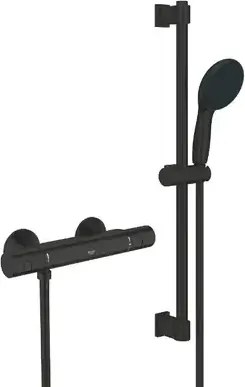 Grohe QuickFix Precision Start - Sprchový set s termostatem matná čern