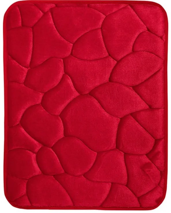BO-MA Koupelnová předložka 0133 red BARVA: Červená, ROZMĚR: 50x80 cm