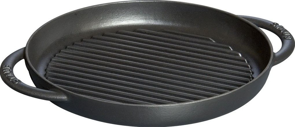 Staub Litinový gril, 26 cm, černá 1203023