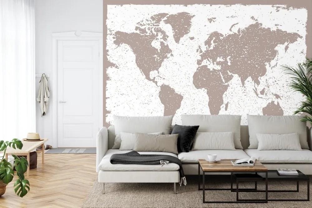 Fototapeta Mapa Světa Hladký vinyl 152.5x104