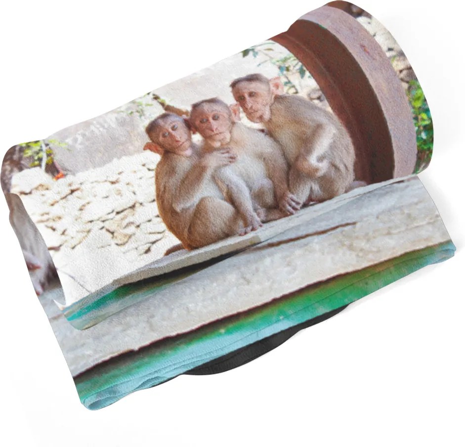 Deka - Opičky 150x120 cm