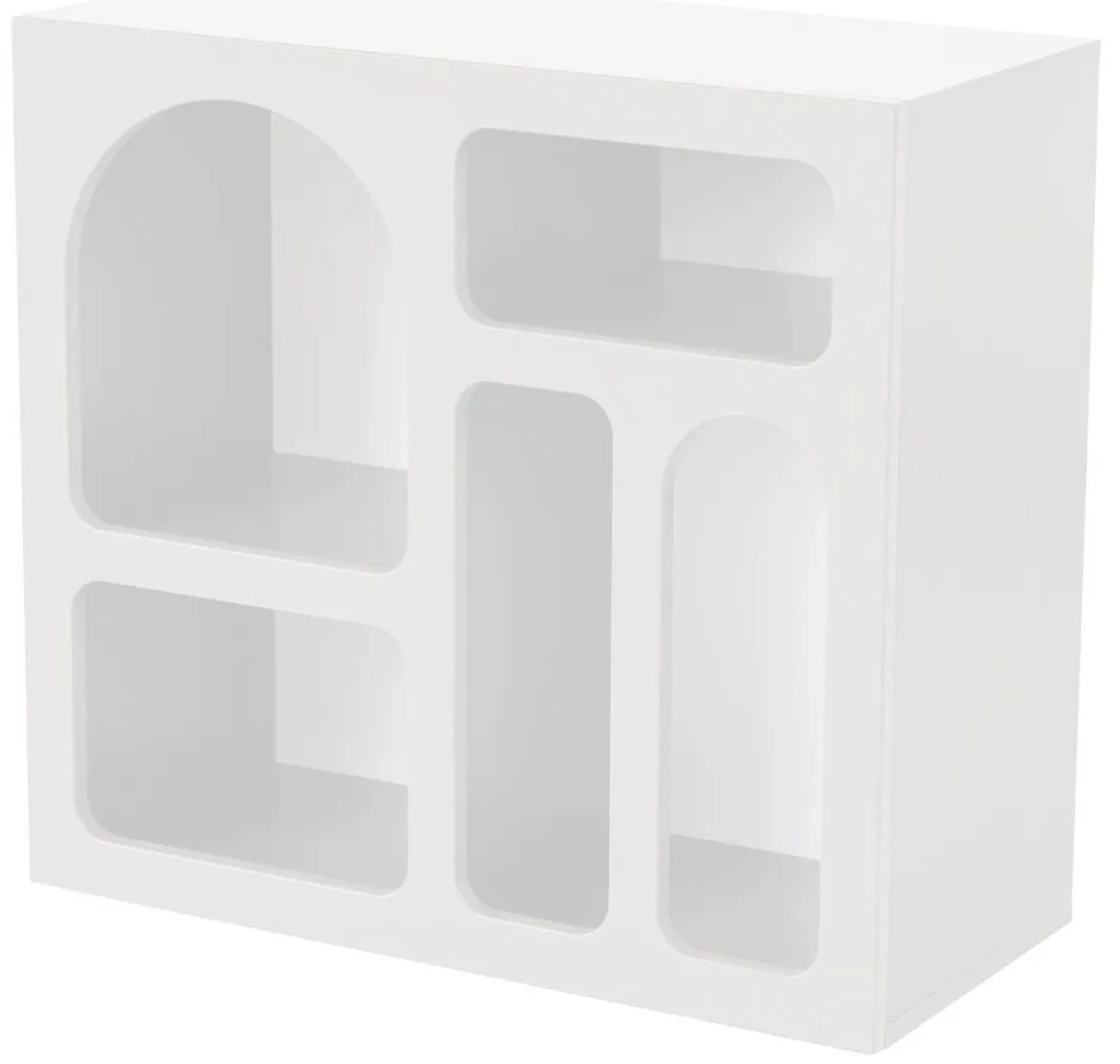 Kalune design Konzolový stolek LESA bílý