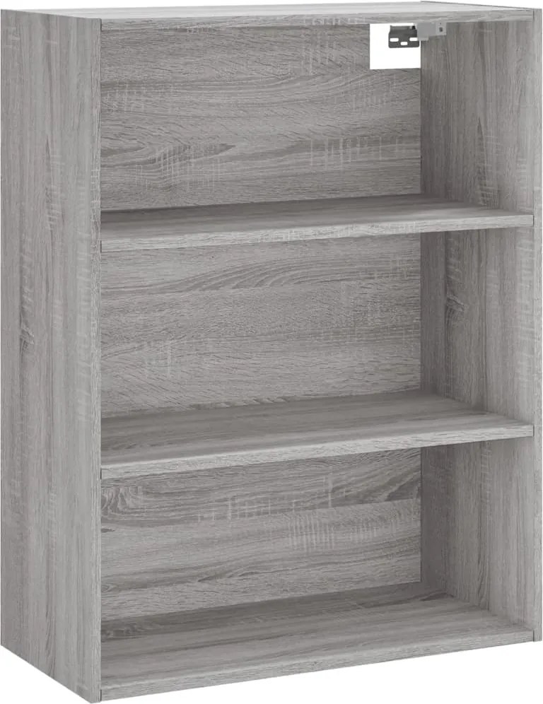 Skříň highboard šedá sonoma 69,5 x 34 x 180 cm kompozitní dřevo 3190027
