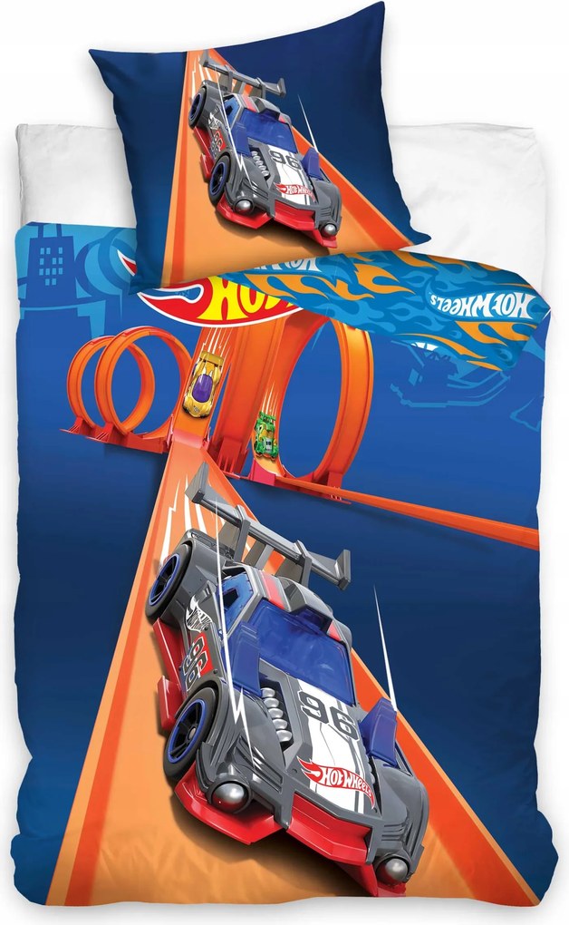 Povlečení Hot Wheels Auta Autíčka 140x200