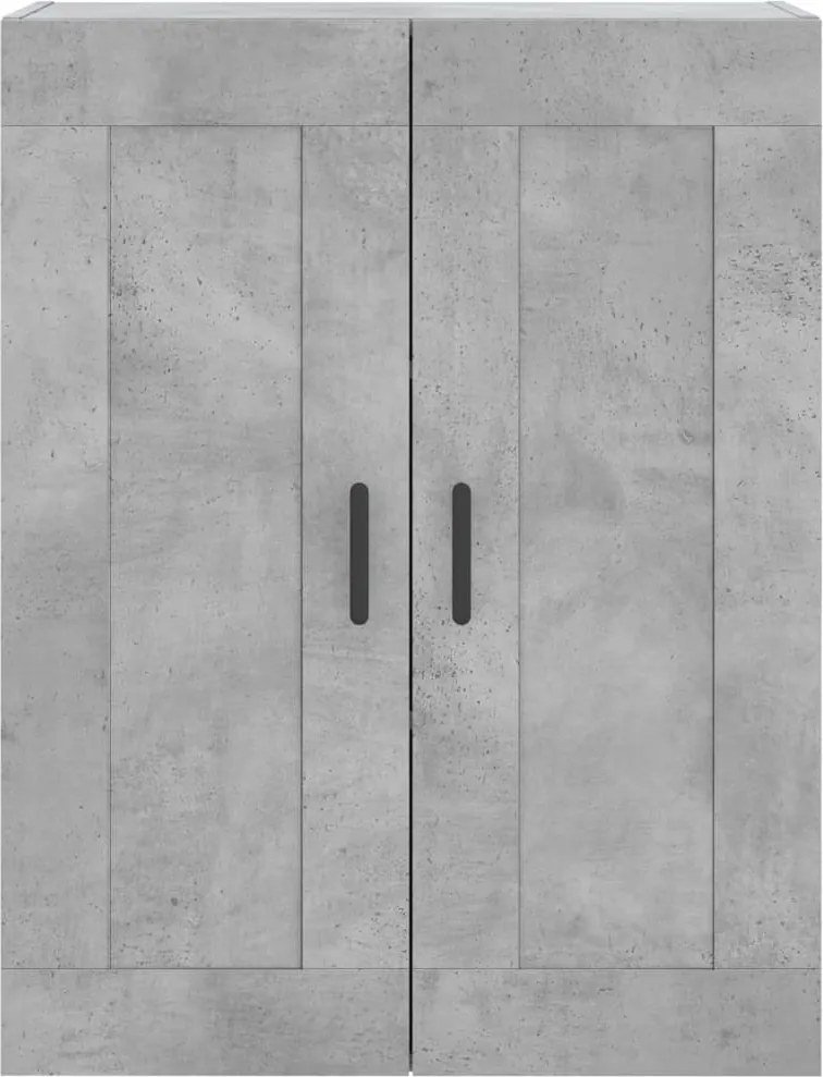 Skříň highboard betonově šedá 69,5x34x180 cm kompozitní dřevo 3199565
