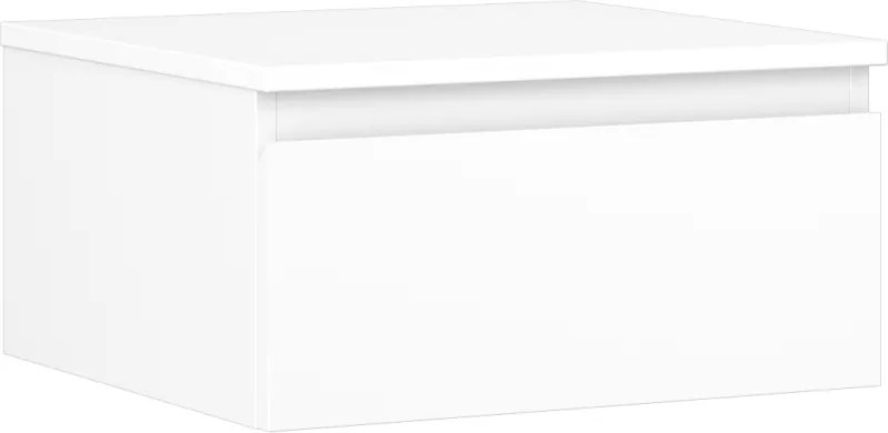 Mexen Orio, koupelnová skříňka 50 cm s horní částí, 1 zásuvka, bílá matná, 91A10-05023-1-BFC01