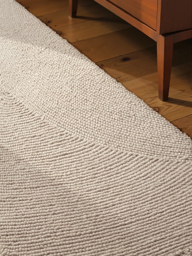 Hanse Home, Běhoun Calmio 106220 Natural White, 80x300, bílá, ložnice