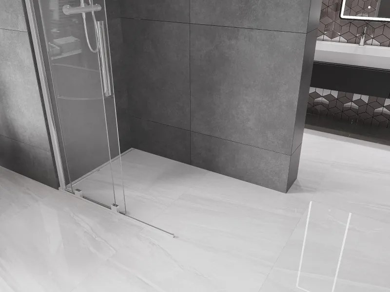 Mexen Velar, posuvné dveře typu Walk-in 70x200 cm, 8mm čiré sklo, chromová, 871-070-000-03-01