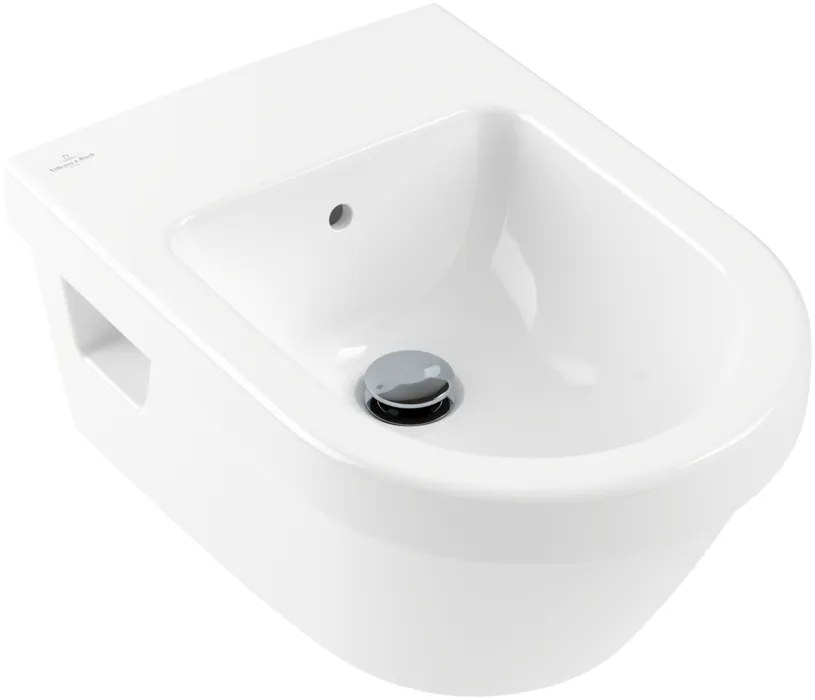 VILLEROY & BOCH Villeroy &amp; Boch ARCHITECTURA - Závěsný bidet, 370x530 mm, bílá Alpin CeramicPlus 548400R1