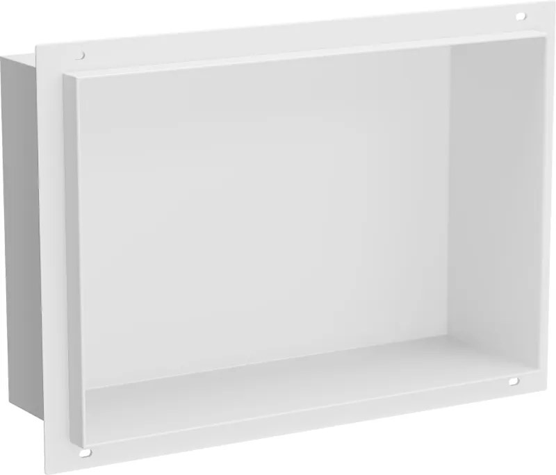 Mexen X-Wall-NR, polička na zapuštění pod obklad bez límce 30 x 20 cm, bílá, 1921302010