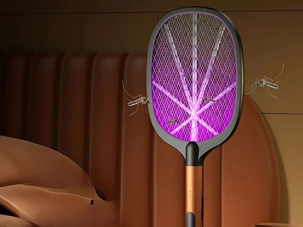 Verk Group Elektrická plácačka na mouchy a komáry uv insekticidní lampa se stojanem