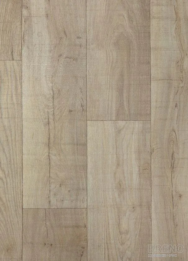 Breno PVC CHROMETEX Fair Oaks 531 – hnědé dřevo, šíře 300 cm